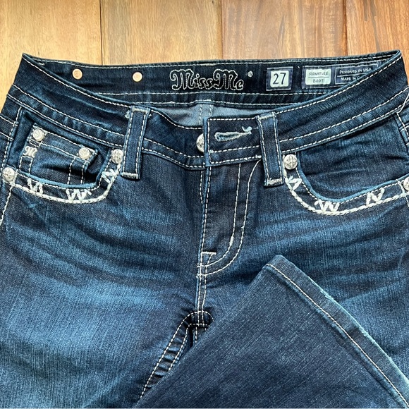 Miss Me | Jeans | Miss Me Jeans Sz 27 Signature Bootcut Like New ...